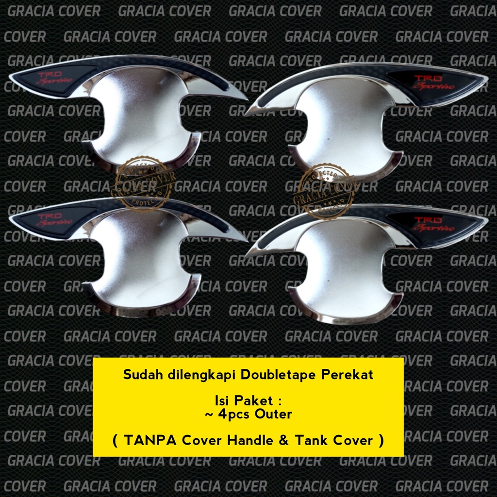PAKET CALYA / SIGRA COVER HANDLE OUTER + TANK COVER CHROME TRD SPORTIVO ... PAKET CALYA / SIGRA COVER HANDLE OUTER + TANK COVER CHROME TRD SPORTIVO ...