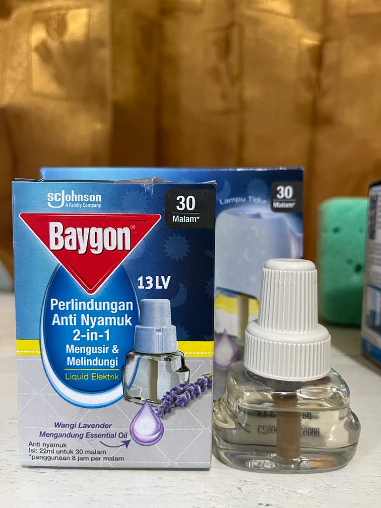 Obat Nyamuk Elektrik Baygon Refill 30 & 45 Malam - 3X Lebih Efektif ...