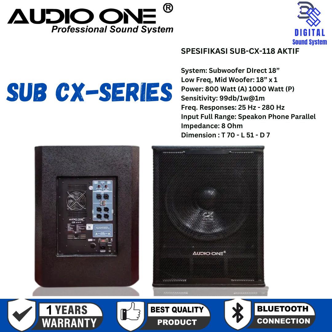 Subwoofer Single Fullrane Audio One CX Series 118 18 Inch Subwoofer ...