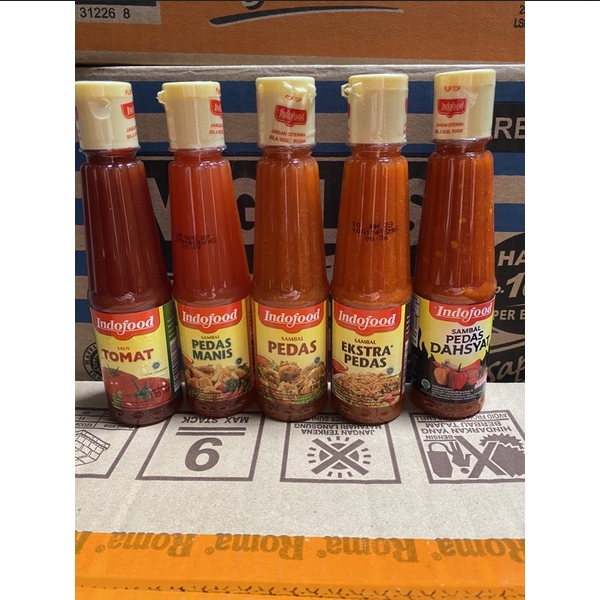 SAOS Indofood Sambal Pedas 133 ml | Lazada Indonesia