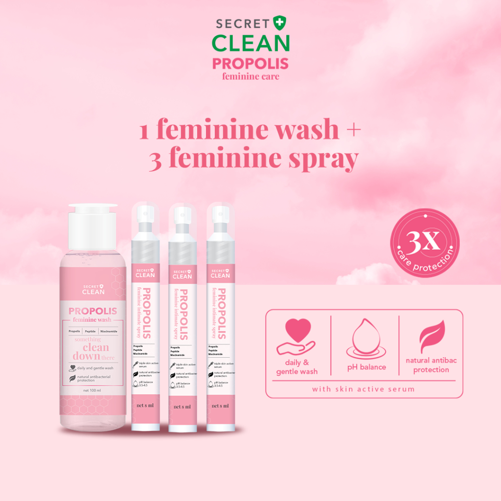 SECRET CLEAN Paket Propolis Feminine Care | Lazada Indonesia