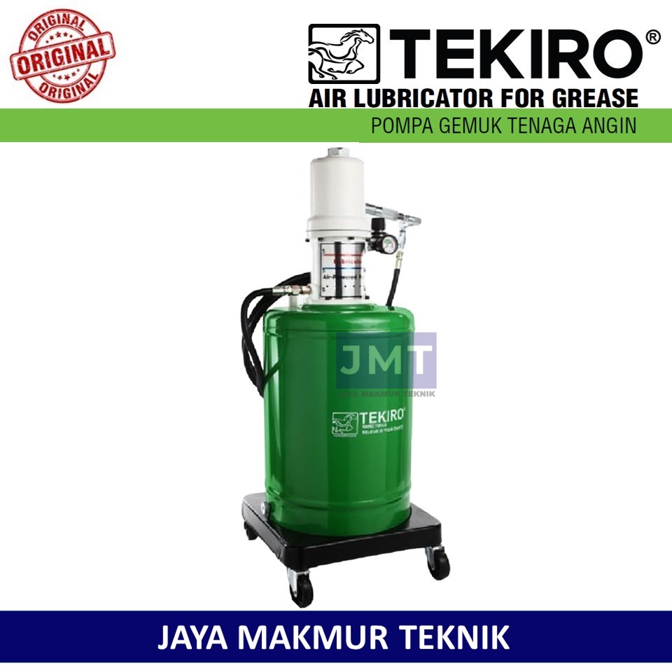 TEKIRO Pompa Gemuk Tekanan Angin Air Lubricator For Grease Drum 20 Ltr ...