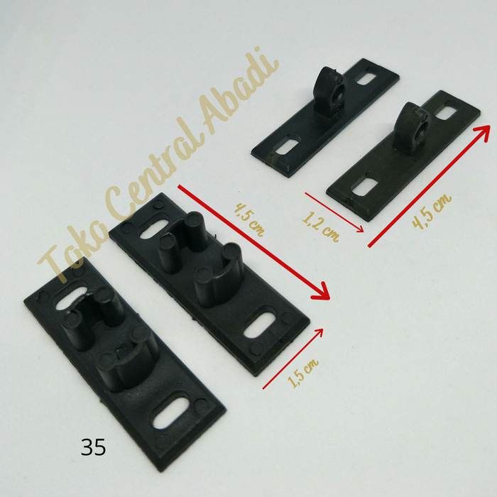 Capit udang plastik hitam/ tic tac pintu / Pengait Pintu | Lazada Indonesia