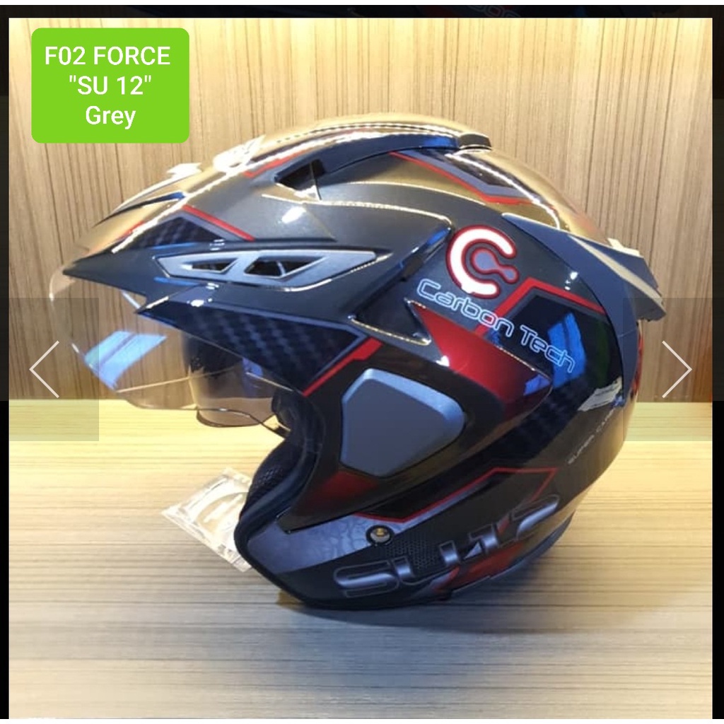 HELM STANDART SNI ORIGINAL 100% FORCE HYPER X ANTI PECAH GARANSI ...