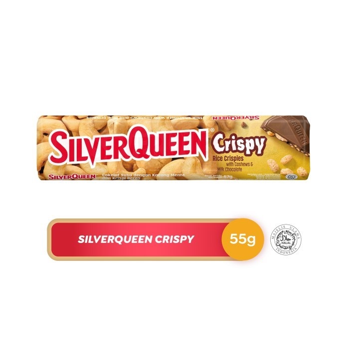 Silverqueen Crispy 55gr Silverqueen Crispy 55 gram Silverqueen Crispy ...