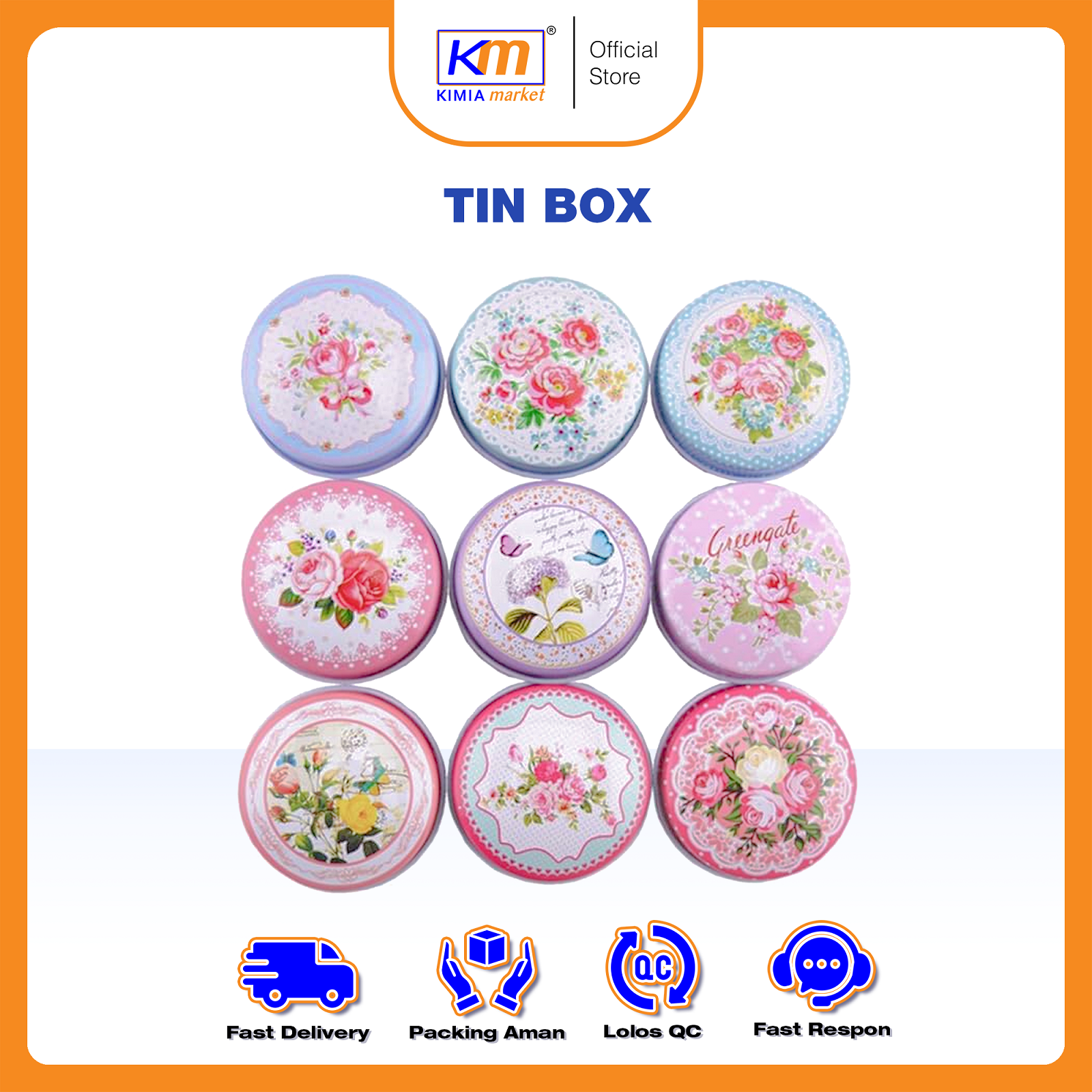 Tin Box / WADAH BULAT Timah Mini | Lazada Indonesia