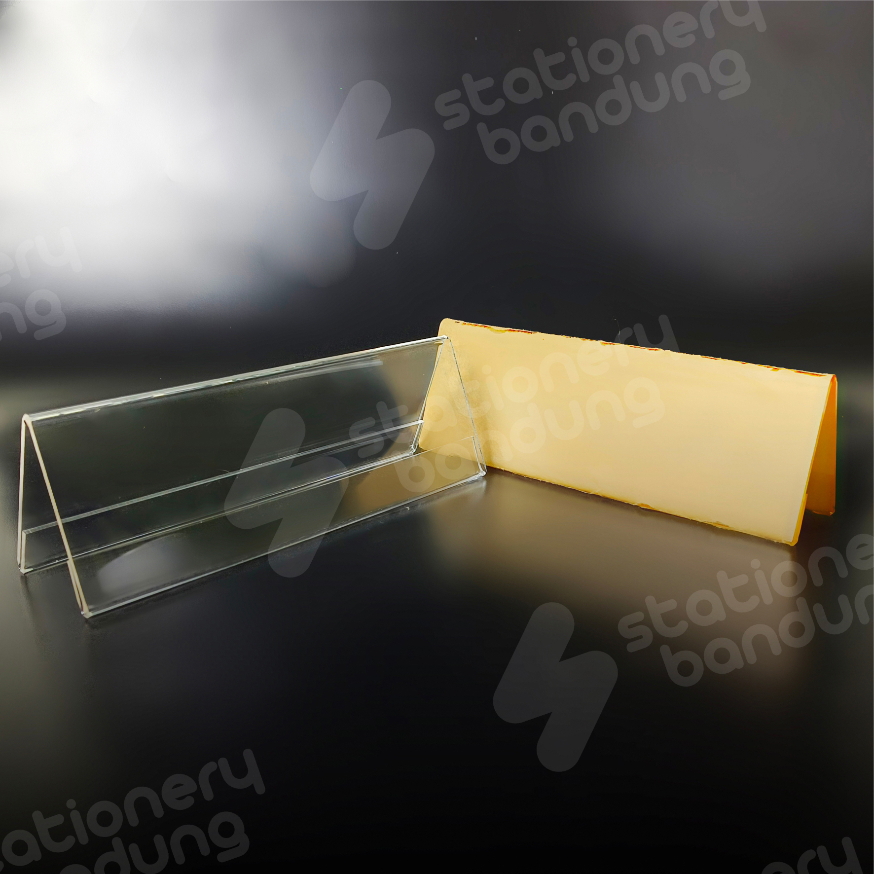 Acrylic akrilik price tag label nama tent card label harga lebel produk ...