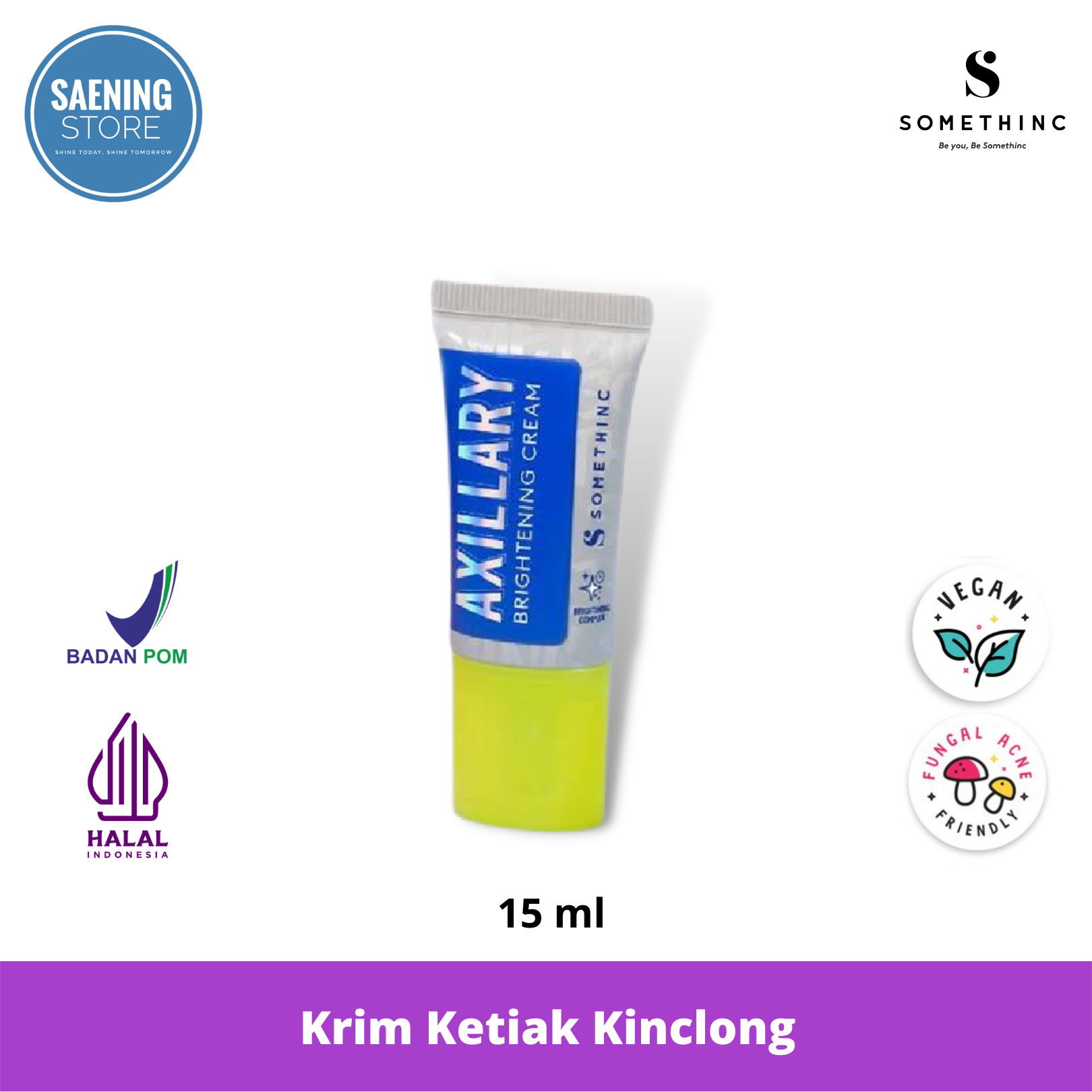 SOMETHINC Axillary Brightening Cream - Krim Ketiak Kinclong | Lazada ...