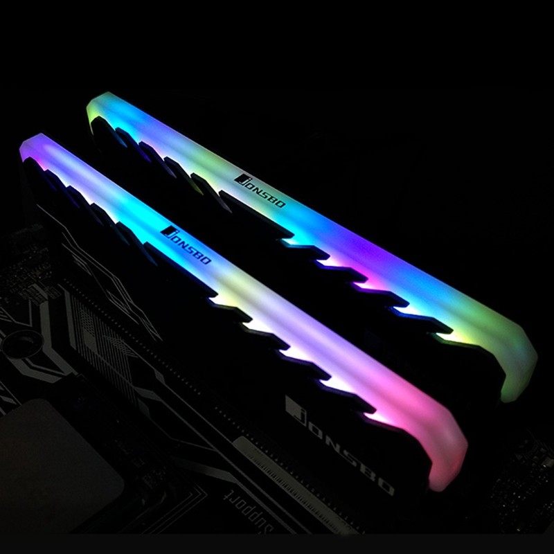 2Pcs Jonsbo Memory Cooling Vest Radiator Cooler Shell RGB LED 256 ...