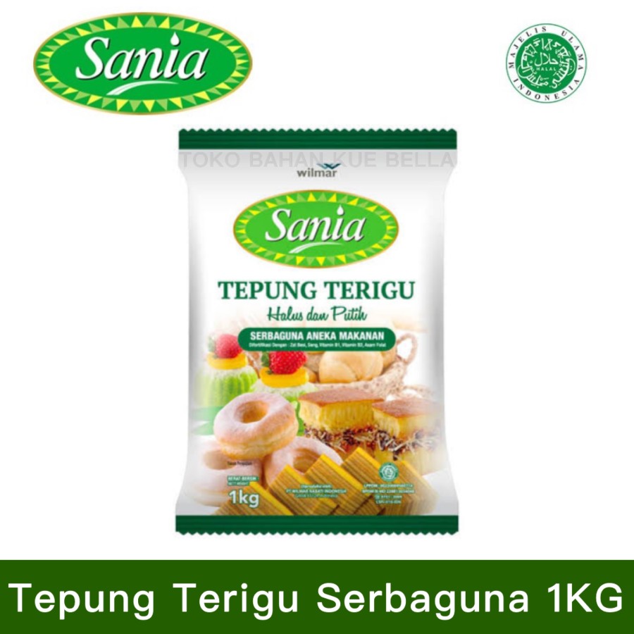 Sania Tepung Terigu 1 kg 1 dus isi 10 pcs | Lazada Indonesia