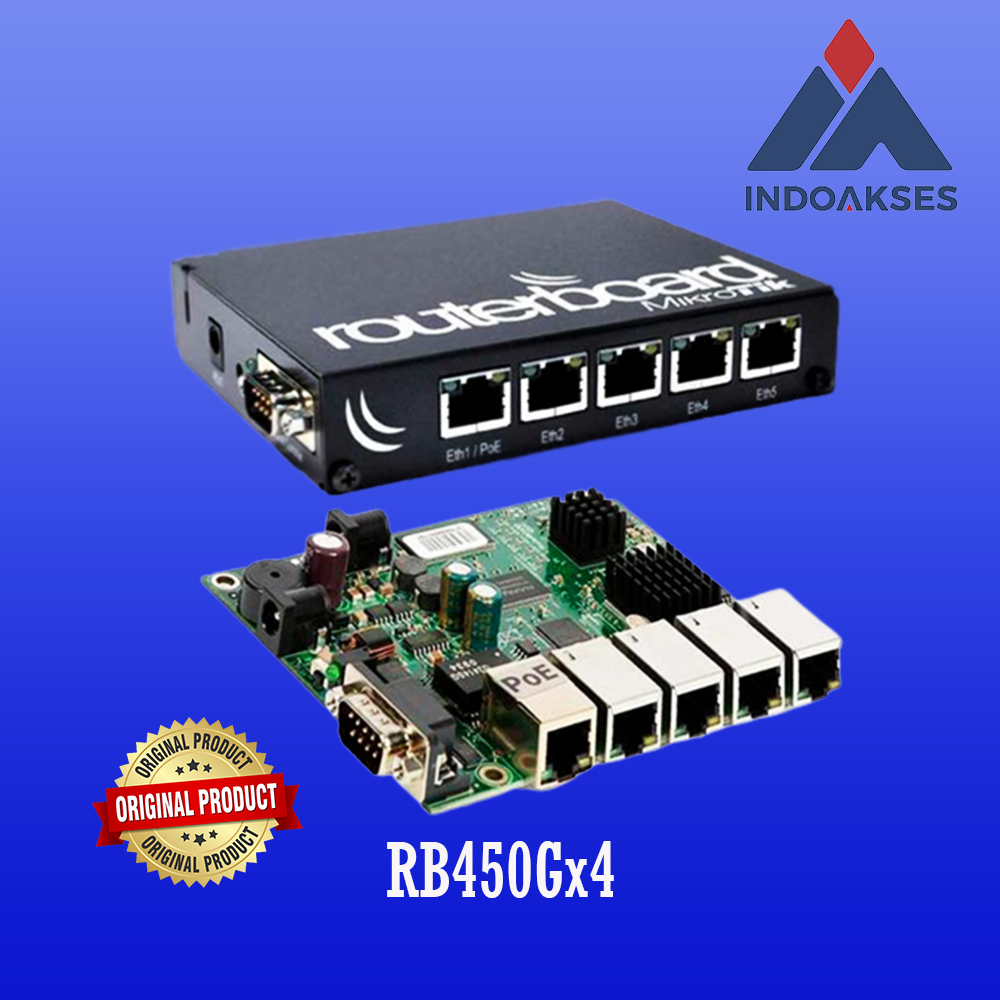 MikroTik RB 450 Gx4 RB450Gx4 Routerboard Indoor | Lazada Indonesia