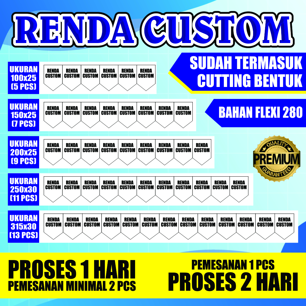 Banner Renda Toko Bisa Custom | Lazada Indonesia