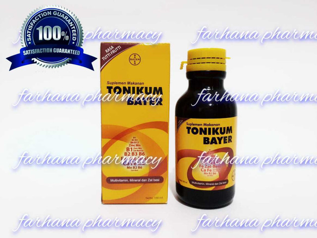 Promo Asli Tonikum Bayer Syrup 100 ml / Multivitamin dan Zat Besi ...