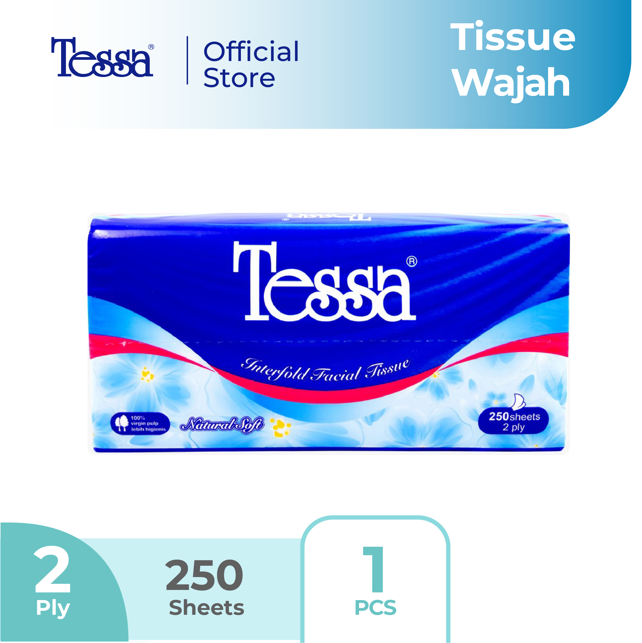 Tissue Tessa GT Facial SP 250s 2P | Lazada Indonesia
