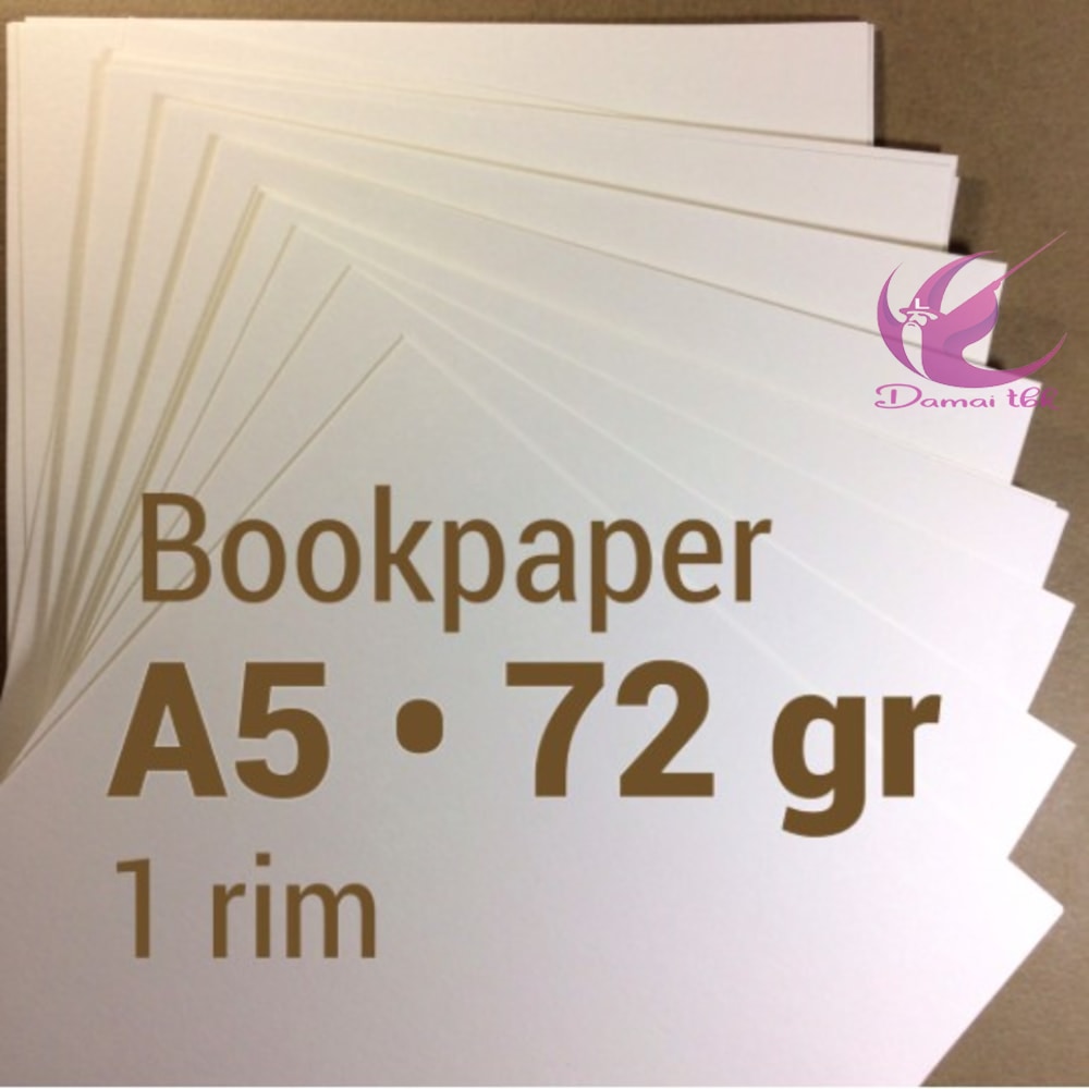 A5 kertas bookpaper - imperial - 72 gr - 1 rim - 500 lembar - 21x 14.8 ...