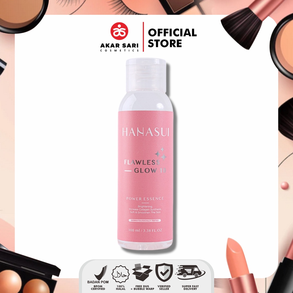 HANASUI FLAWLESS GLOW 10 POWER ESSENCE - 100 ml | Lazada Indonesia