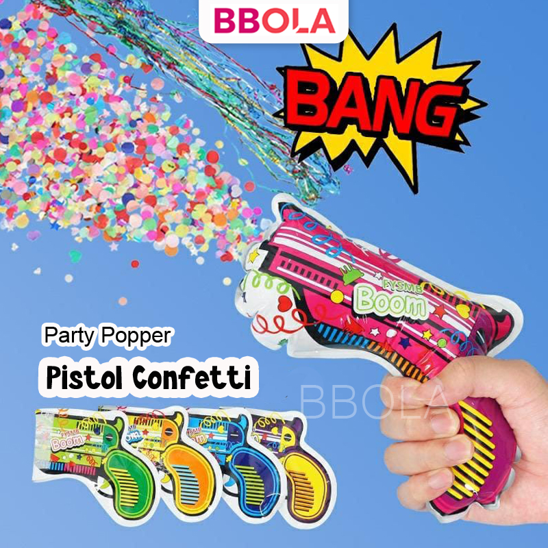 Balon Pistol Confetti Dekorasi Pesta Ulang Tahun | Konfetti Party ...