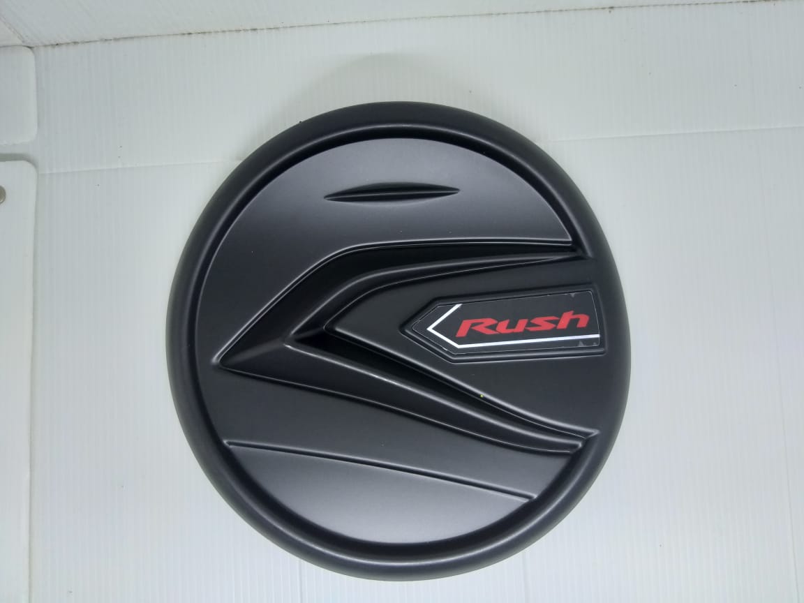 tank cover tutup tangki hitam mobil all new rush embos | Lazada Indonesia