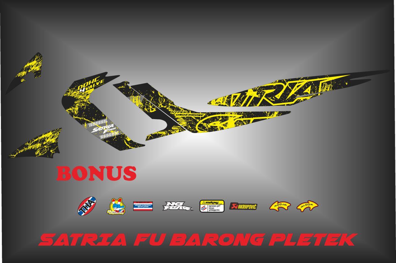 Stiker striping Suzuki satria Fu barong Pletek | Lazada Indonesia