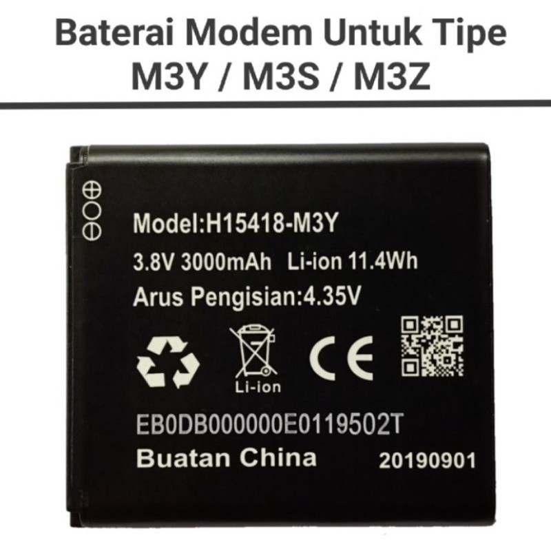 Baterai Modem M3Y M3Z Bat Model Original | Lazada Indonesia