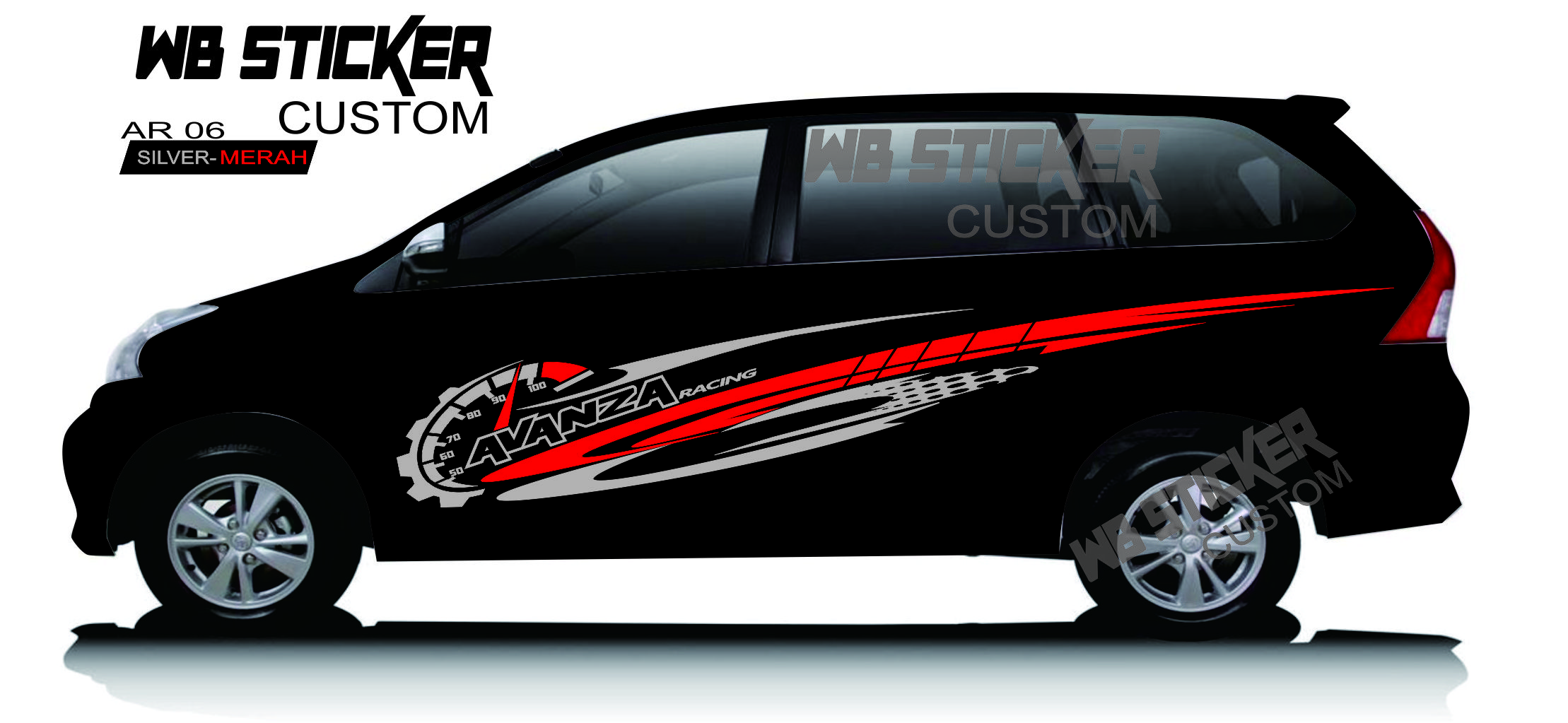 Stiker Sticker mobil cutting lis variasi body samping avanza xenia ...