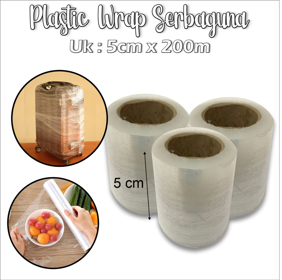 Plastic Wrap / PLASTIK WRAPPING 5cm X 200m | Lazada Indonesia
