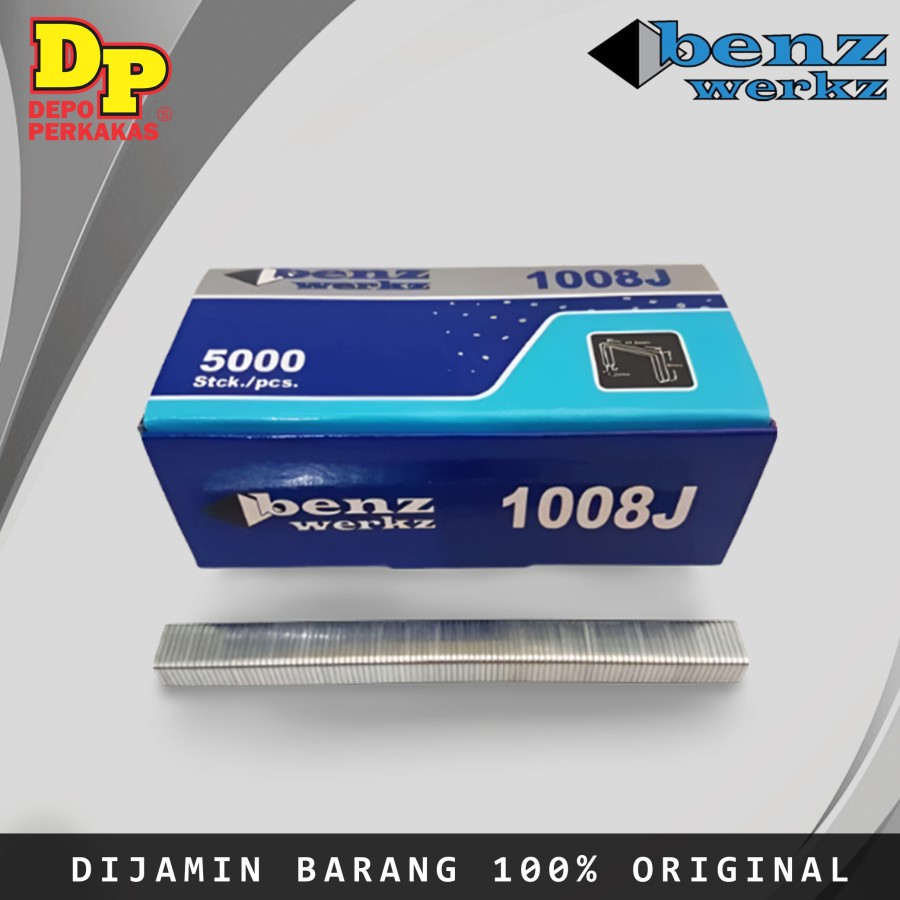 BENZ 1008J Isi Mesin Staples Paku Tembak U Mata Nailer Gun Jok 1008 J ...