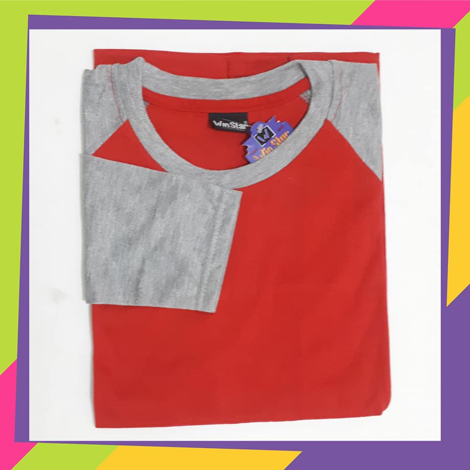 kaos raglan anak - baju raglan anak polos - baju reglan anak - baju ...