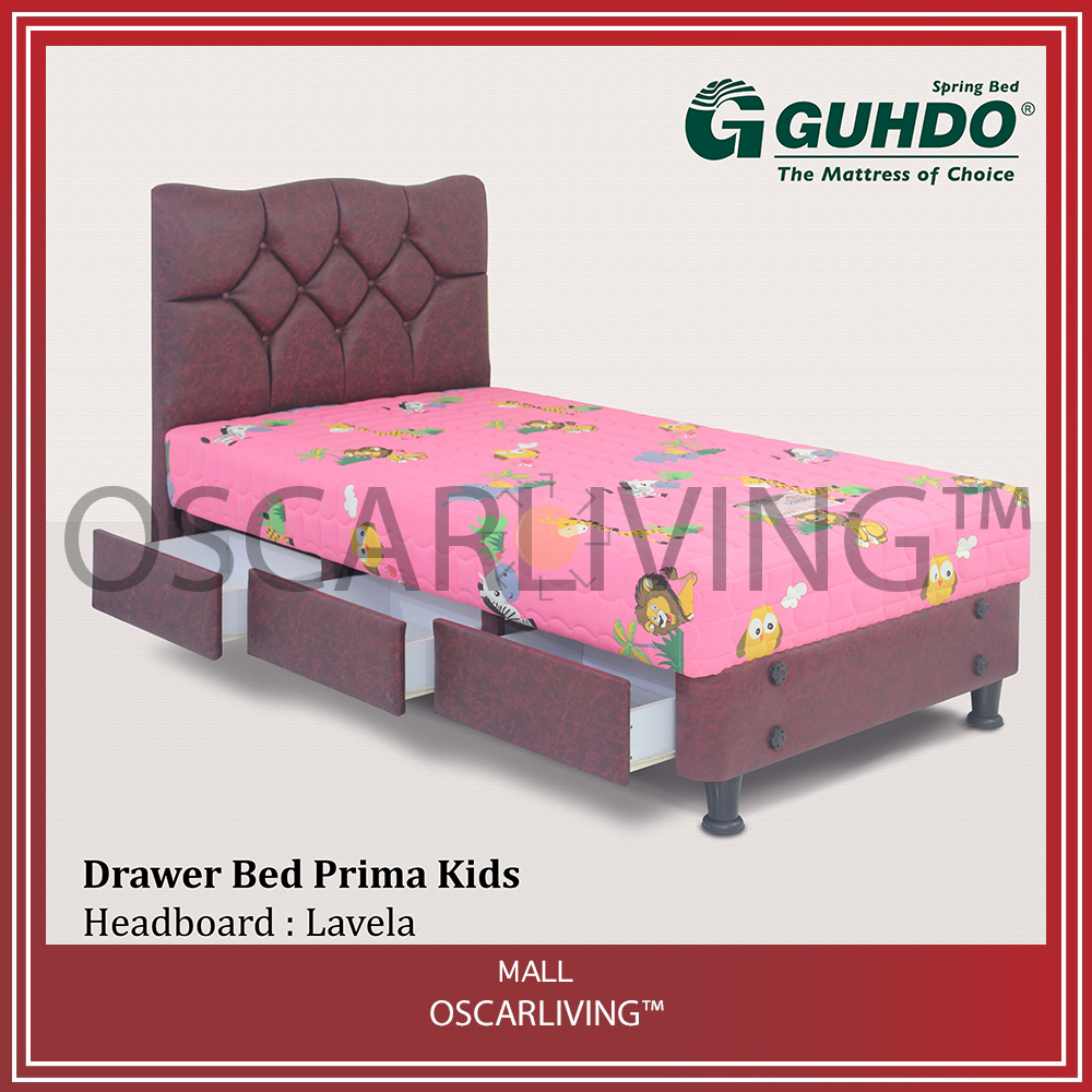 Guhdo Drawer Bed Prima Kids HB Lavela Pink Khusus Jabodetabek | Lazada ...