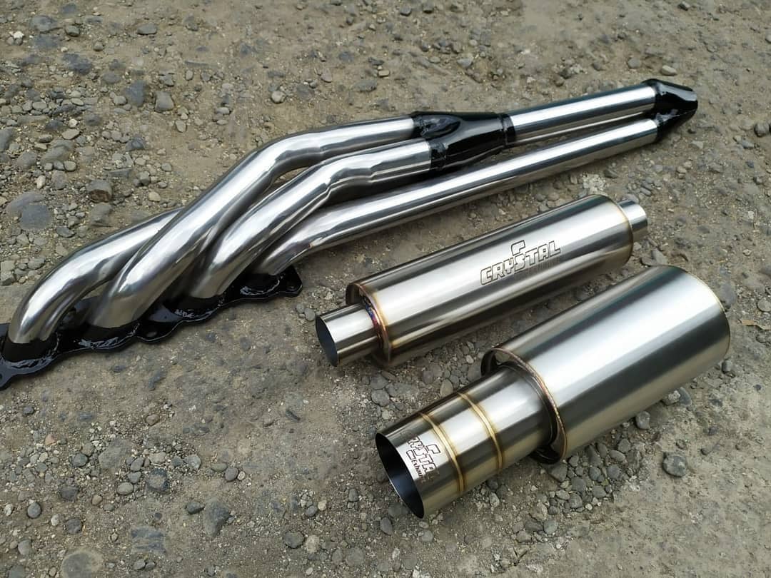 Full set Knalpot mobil Header Grandmax Luxio dan Resonator Crystal ...