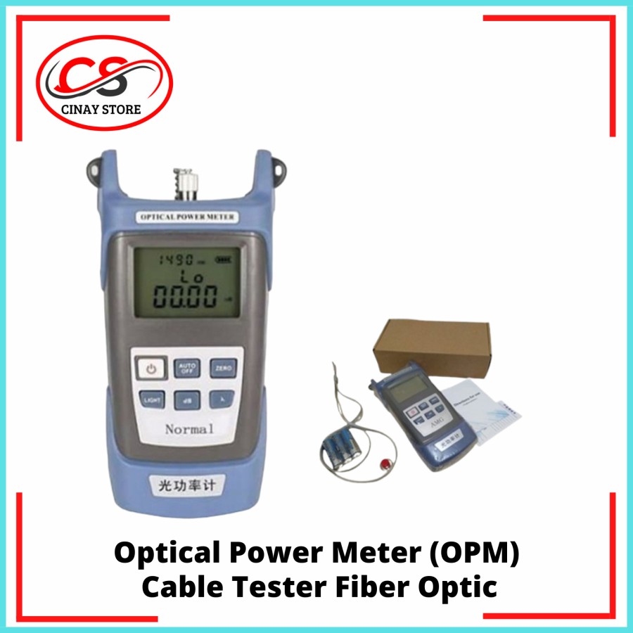 OPM Optical Power Meter Alat Ukur Redaman Fiber Optic | Lazada Indonesia