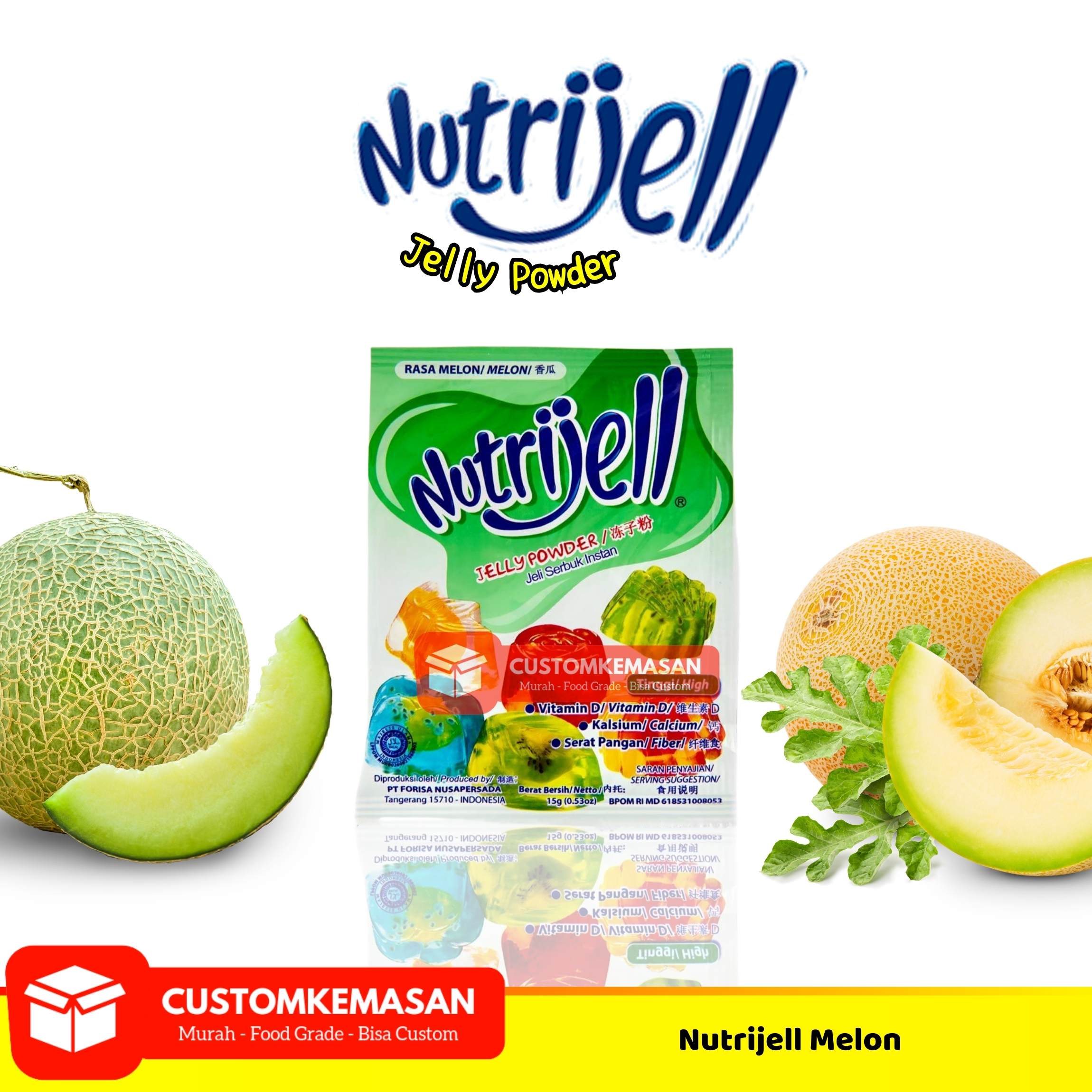 Nutrijell Jelly Powder / Jelly Powder / Agar agar Nutrijell / Jelly ...