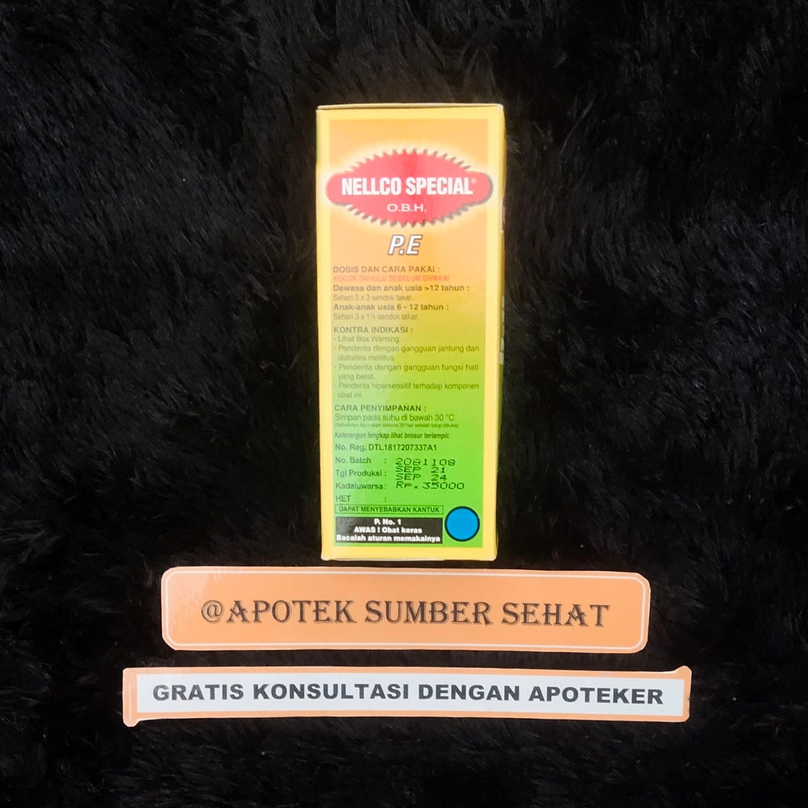 Nellco Nelco Special Spesial OBH Obat Batuk Hitam PE Sirup Syirup 55ml ...