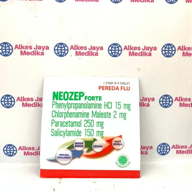 NEOZEP FORTE Tablet - Obat Batuk Pilek | Lazada Indonesia