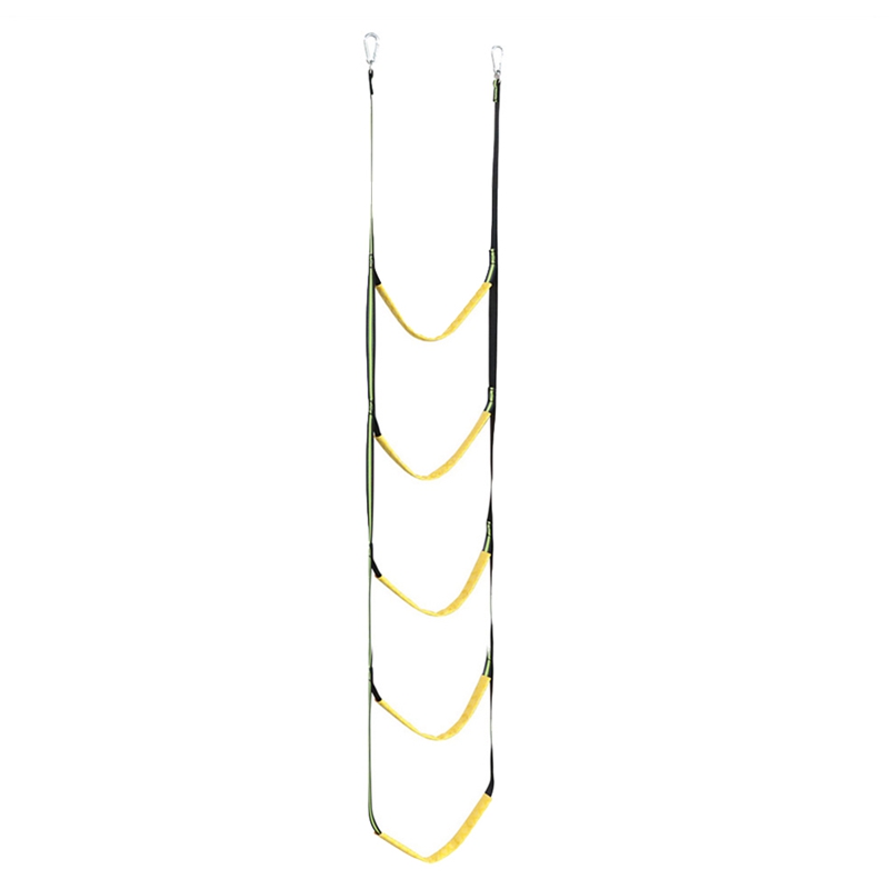 1 Piece 5 Step Boat Rope Ladder Assist Boat Folding Ladder Swim Ladder ...