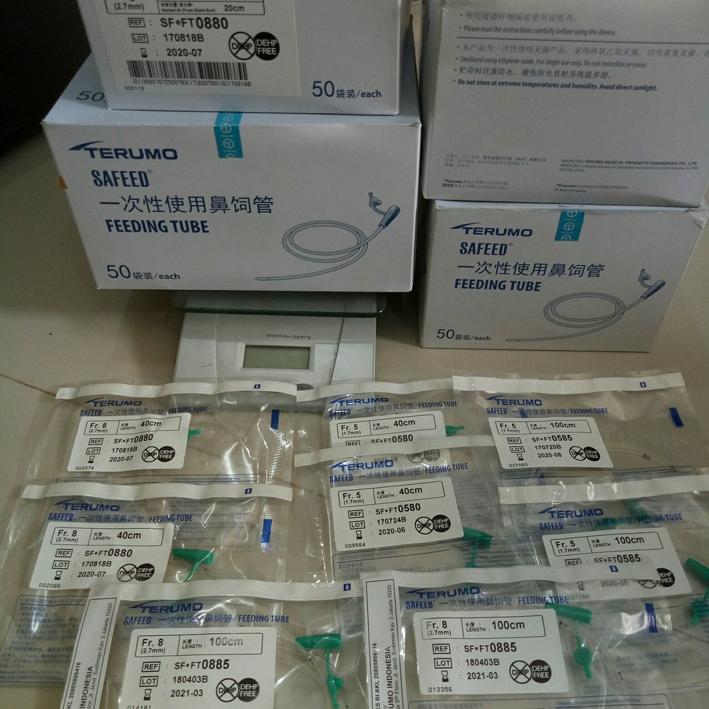 Ngt Terumo 5Fr 40Cm -Pcs- Feeding Set - Feeding Tube - Selang Makan ...