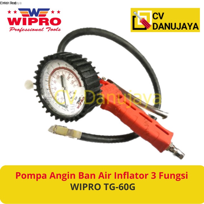 Alat Pompa Angin Udara Ukuran Ban Air Tire Inflator Wipro 3 Fungsi WIPRO TG-60G | Lazada Indonesia