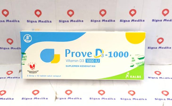 Prove D3 1000 IU Box Isi 30 Tablet - Untuk Kekurangan Vitamin D ...