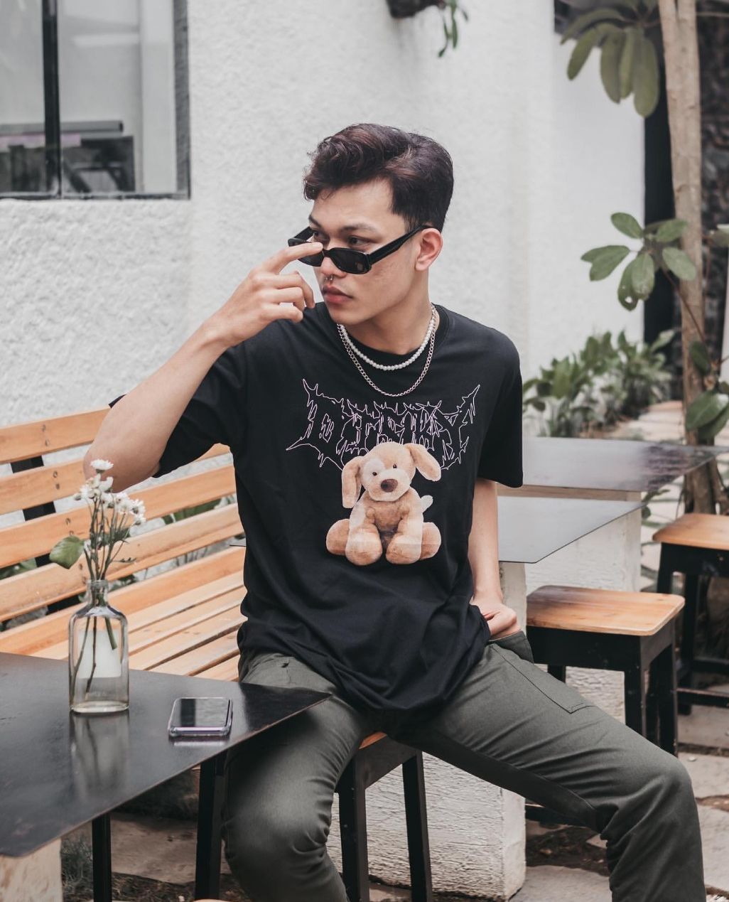 kaos pria wanita / baju otsky teddy bear / baju cowok dewasa gambar ...