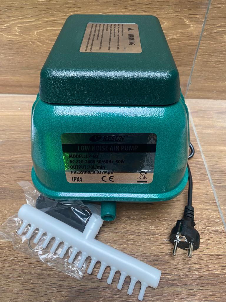 AERATOR RESUN LP 60 POMPA UDARA OKSIGEN KOLAM (BIOFLOK) ORIGINAL ...