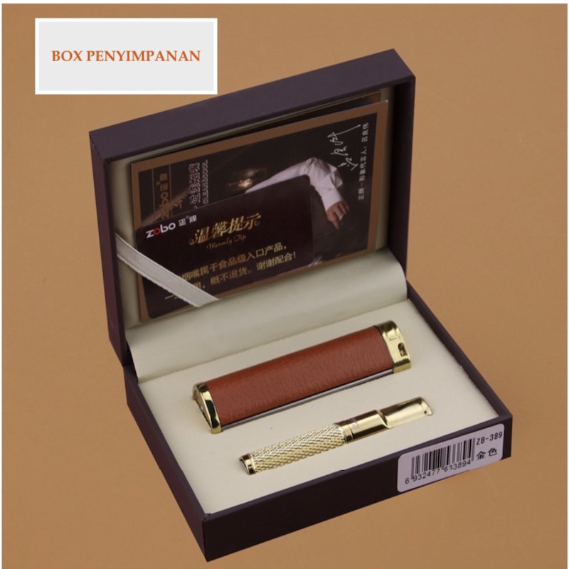 Pipe Holder Zobo Pipa Filter Saringan Asap Permanen Semua Ukuran Bisa Bahan Metal Warna Emas ...