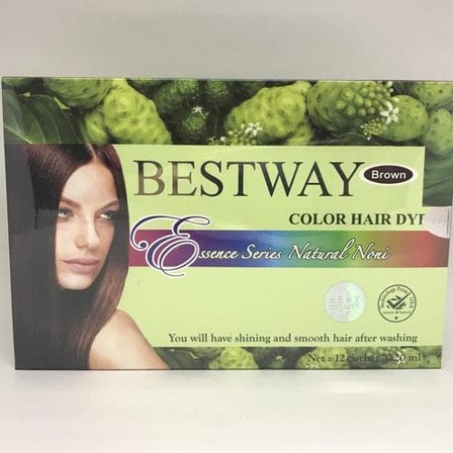 SEHATSTORE -BESTWAY WARNA HITAM NONI MAGIC BLACK MIRACLE COLOR HAIR DYE ...