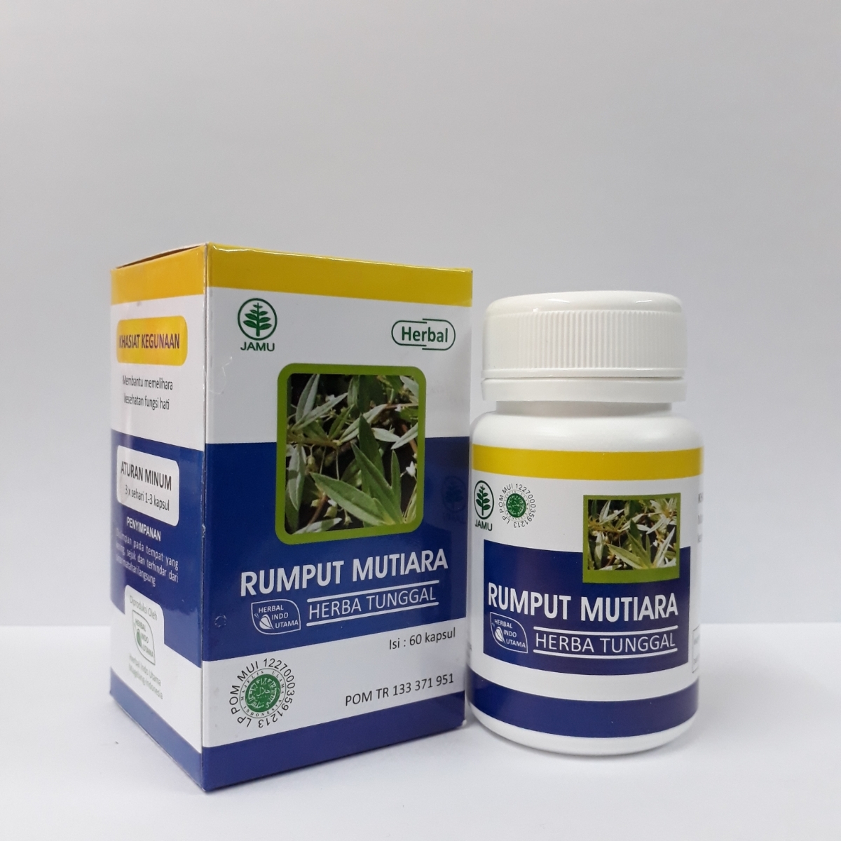 Kapsul Ekstrak Rumput Mutiara Original Herbal Liver/Fungsi Hati/Radang ...