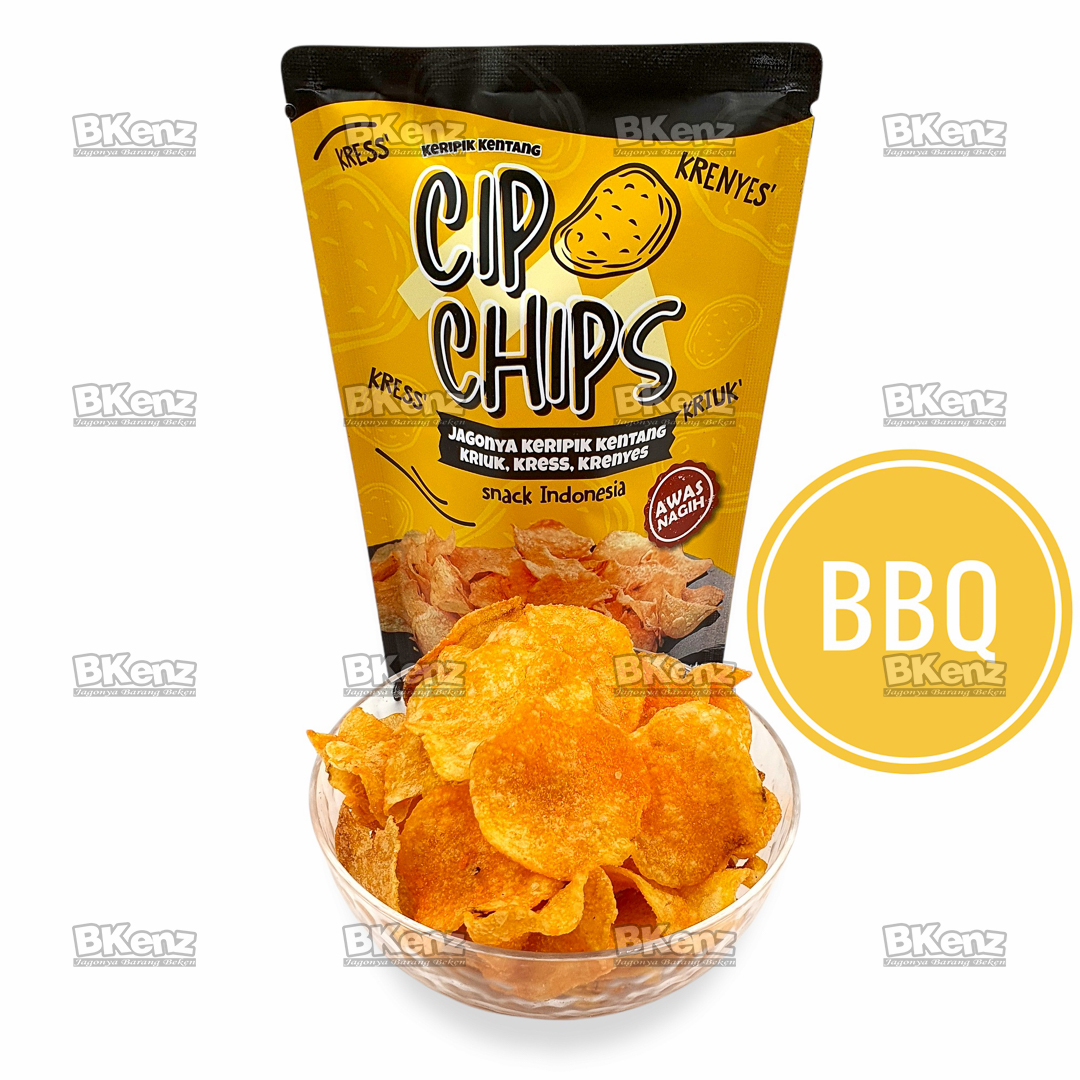 CipChips Keripik Kentang Potato Chips Rasa Truffle, Salted Egg, BBQ ...