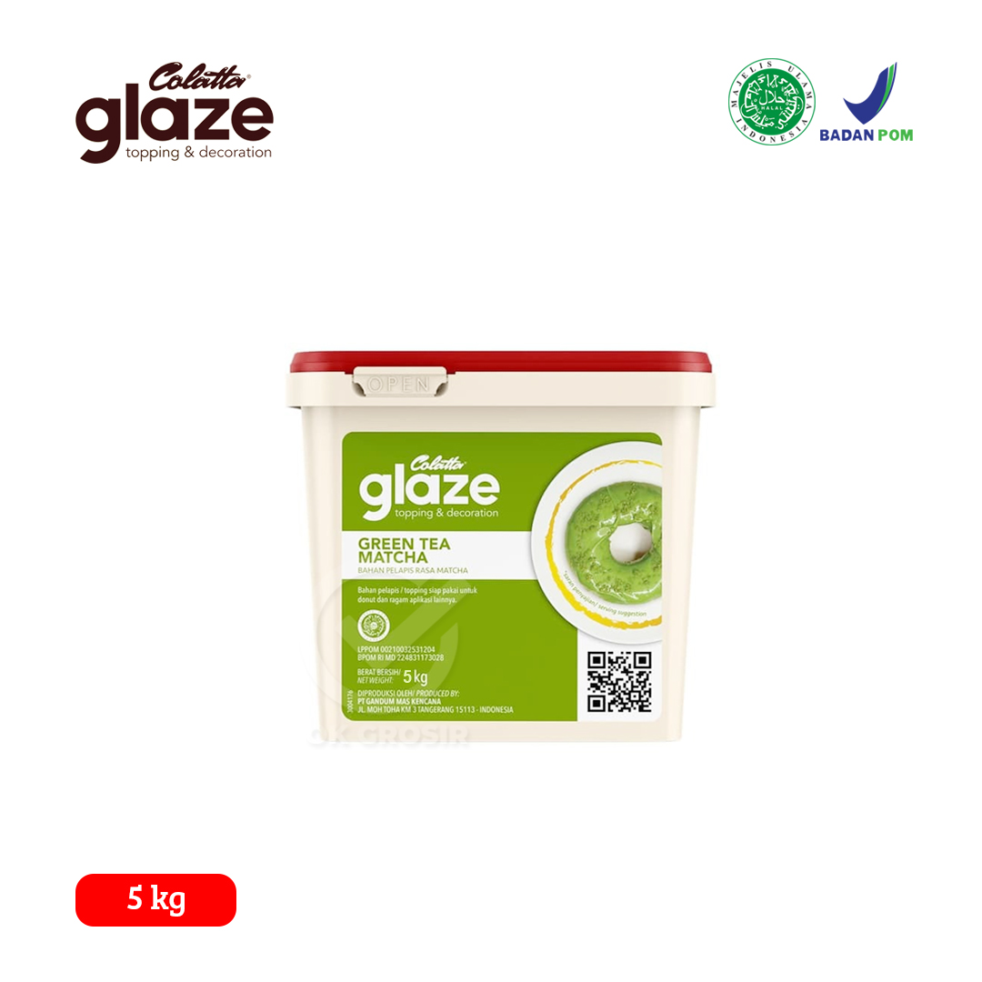 Colatta Glaze GREEN TEA Kaleng 5 Kg | Lazada Indonesia