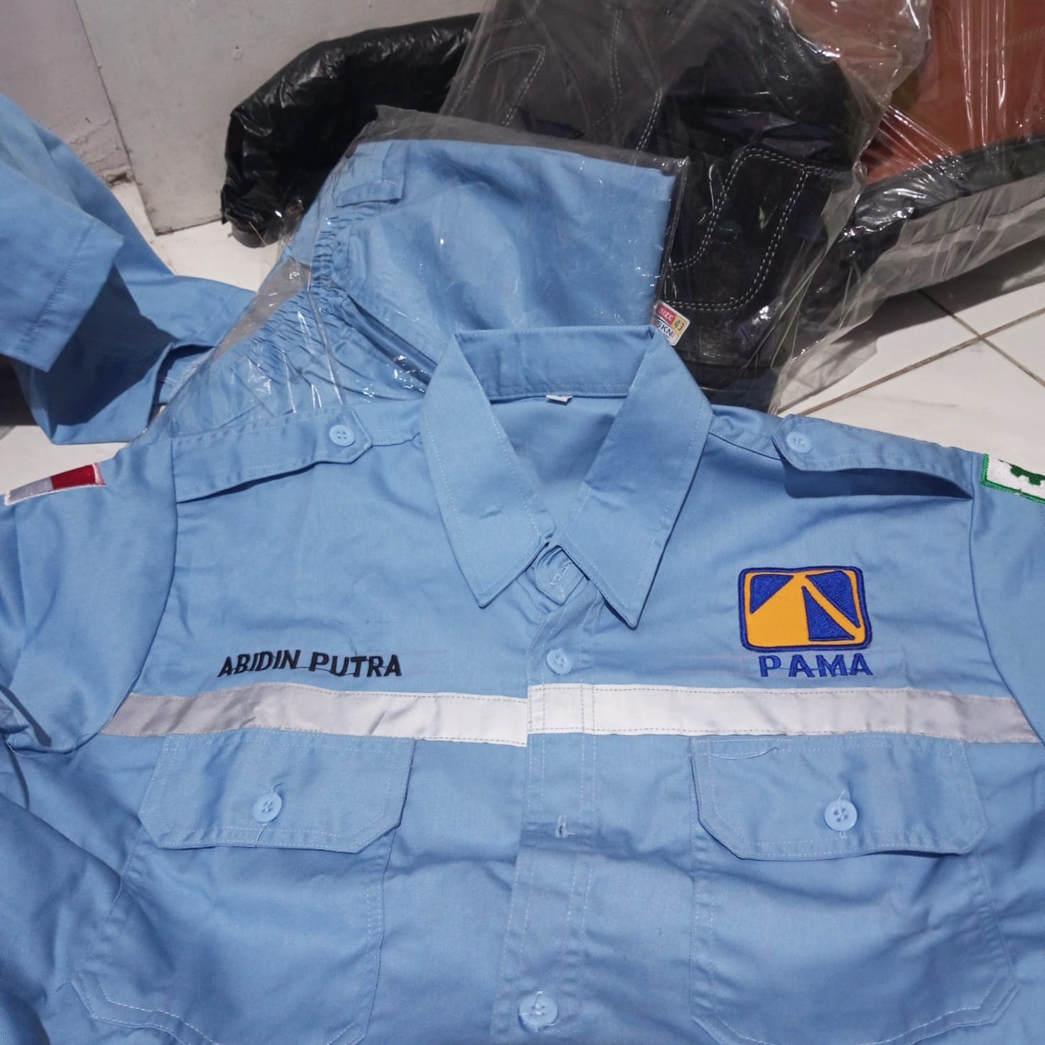 Katelpak Wearpack Safety model Coverall Proyek Tambang Bahan American ...