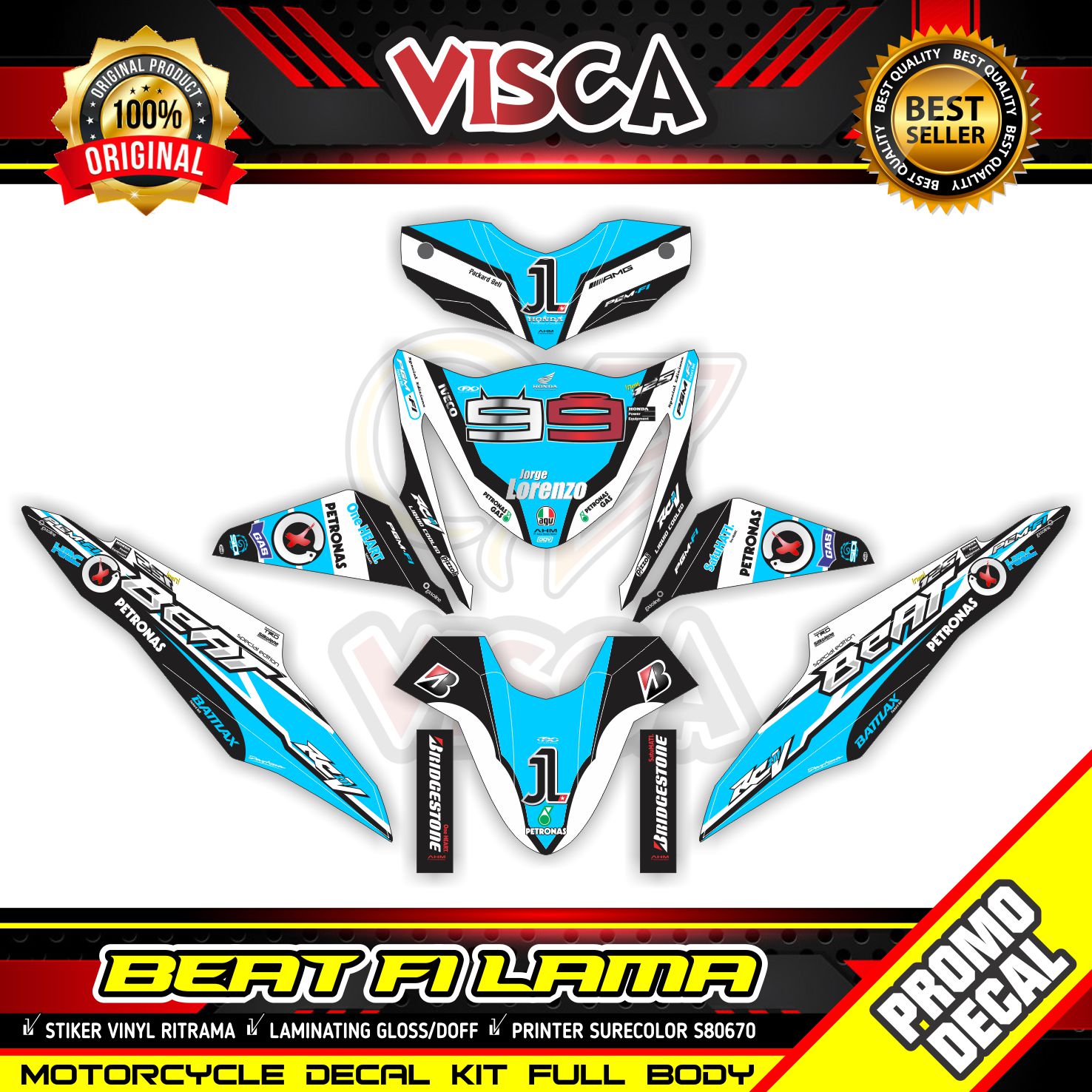 Decal Beat Fi 2013 2014 2015 Full Body Stiker Beat Fi 2014 Full Body ...