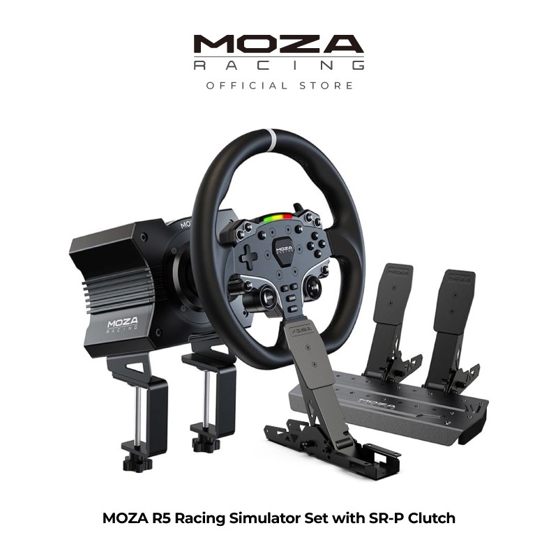 MOZA Racing R5 Bundle Direct Drive | Racing Simulator Steering Wheel ...