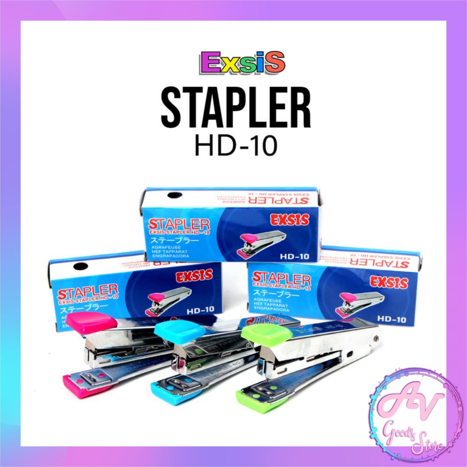 stapler Exsis HD-10 / staples Ex HD-10 / jepretan / staples | Lazada ...
