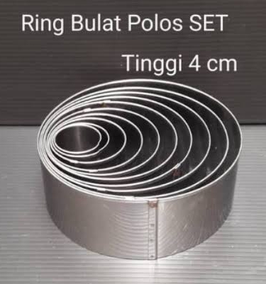 Cetakan kue kering/Ring cutter set Bulat [ isi 10 ukuran ] stainless ...